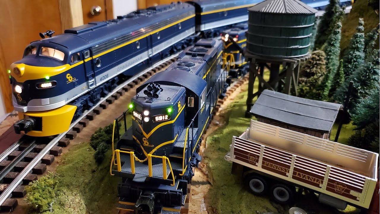 Chesapeake & Ohio Fast Flying Virginian Station Sounds, MTH Premier O ...