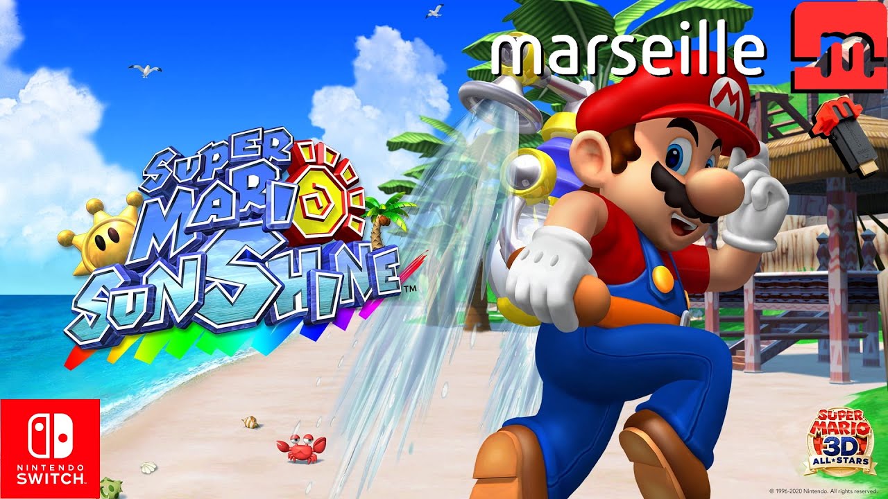 mClassic - Switch - Super Mario Bros 3D All-Stars (Mario Sunshine) - 4K ...