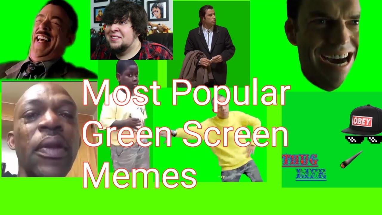 Most Popular Memes. Green Background 20+ Memes . Green Screen Clips For ...