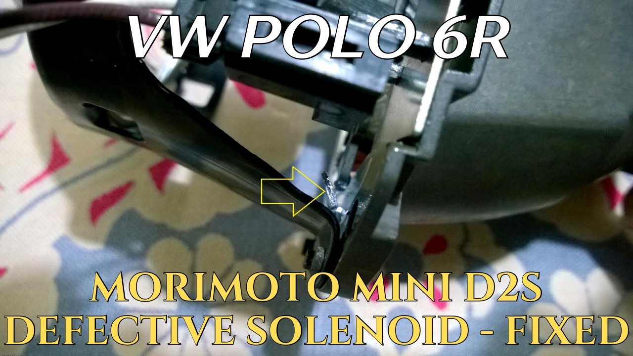 Morimoto Mini D2S 3.0 Projector - Solenoid fix - YouTube