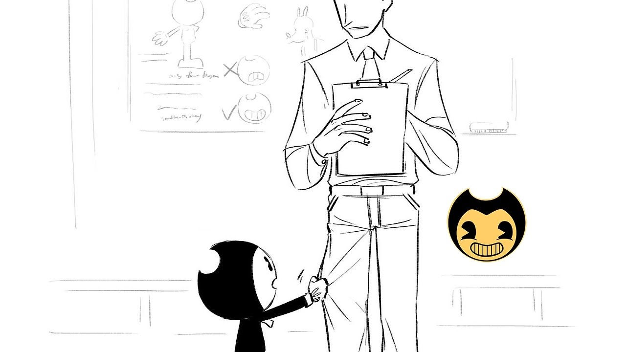 [Bendy and The Ink Machine Comic Dub] - Bendy's Gift (PART 1 & 2) - YouTube