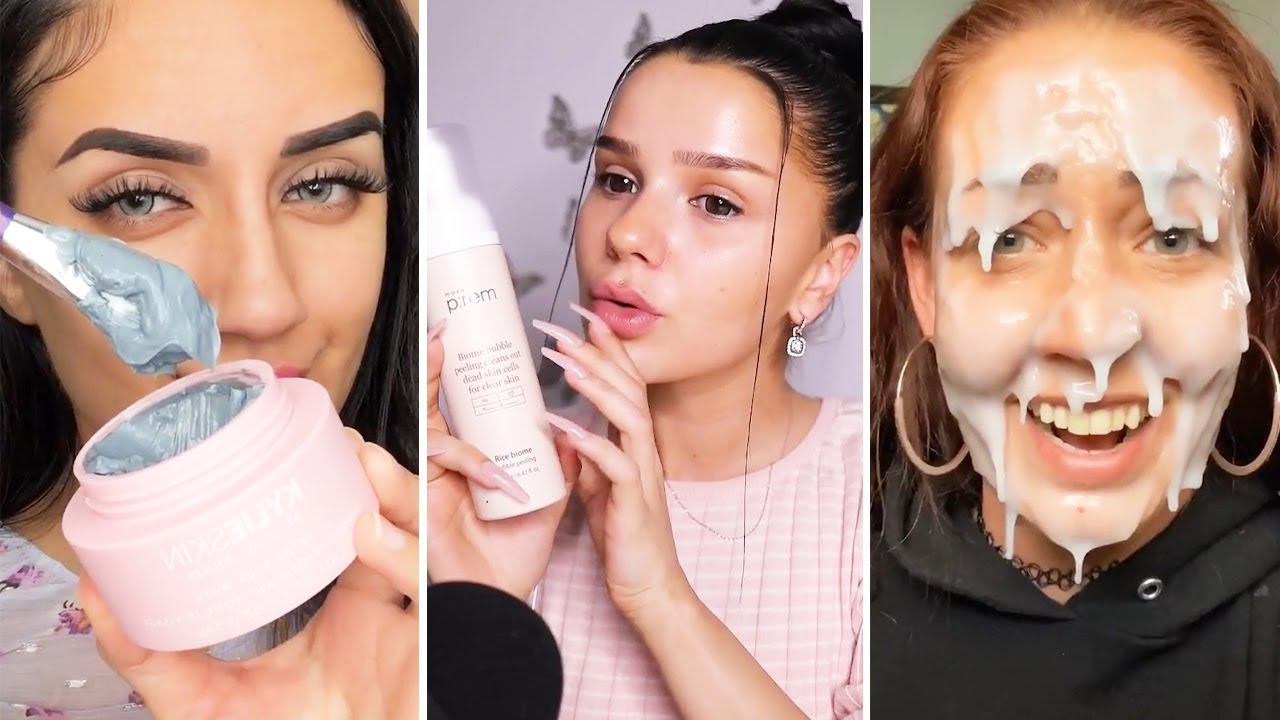 [ASMR] Skincare Routine Tiktok 👄 The Best Skincare Tiktok Compilation 👄 ...