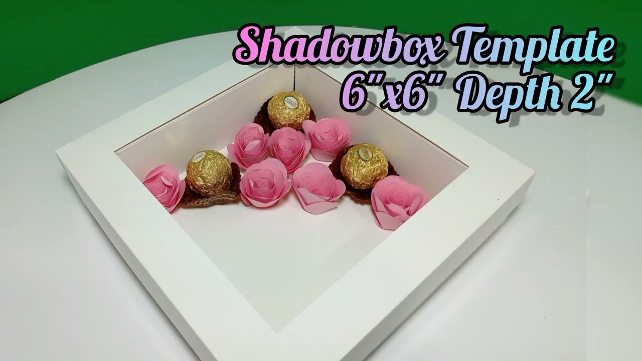 Shadowbox Frame Template 6"x6" | Depth 2" | SVG Template for Cricut ...