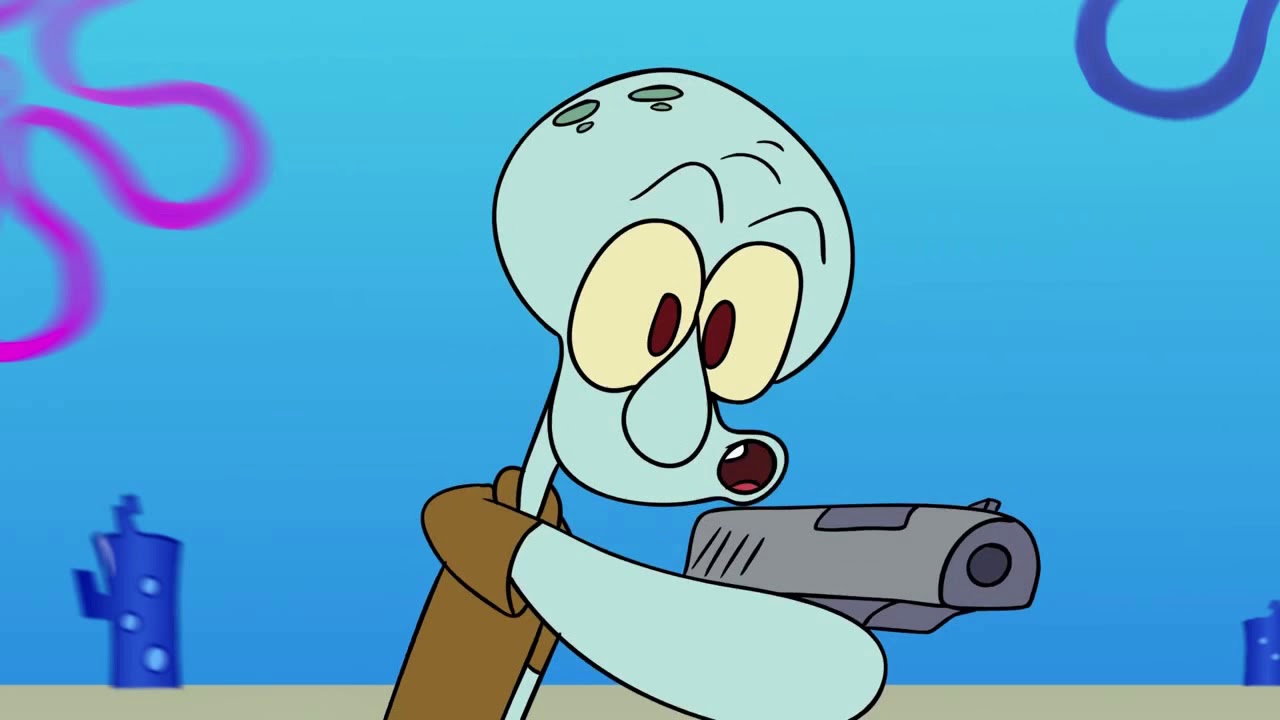 [ Dub Ita] Squidward Has a Gun [Drunk Dub ] - YouTube