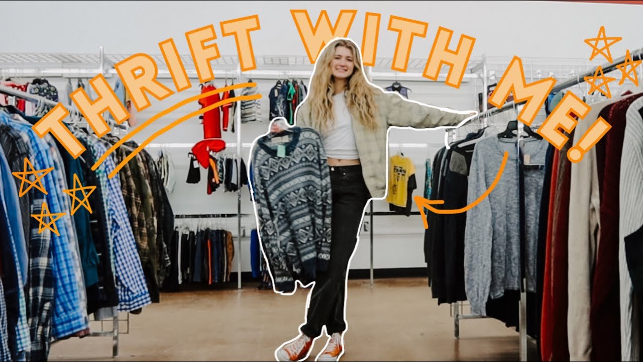 LETS GO THRIFTING BESTIES!!!!🧡 (& try on haul ) - YouTube