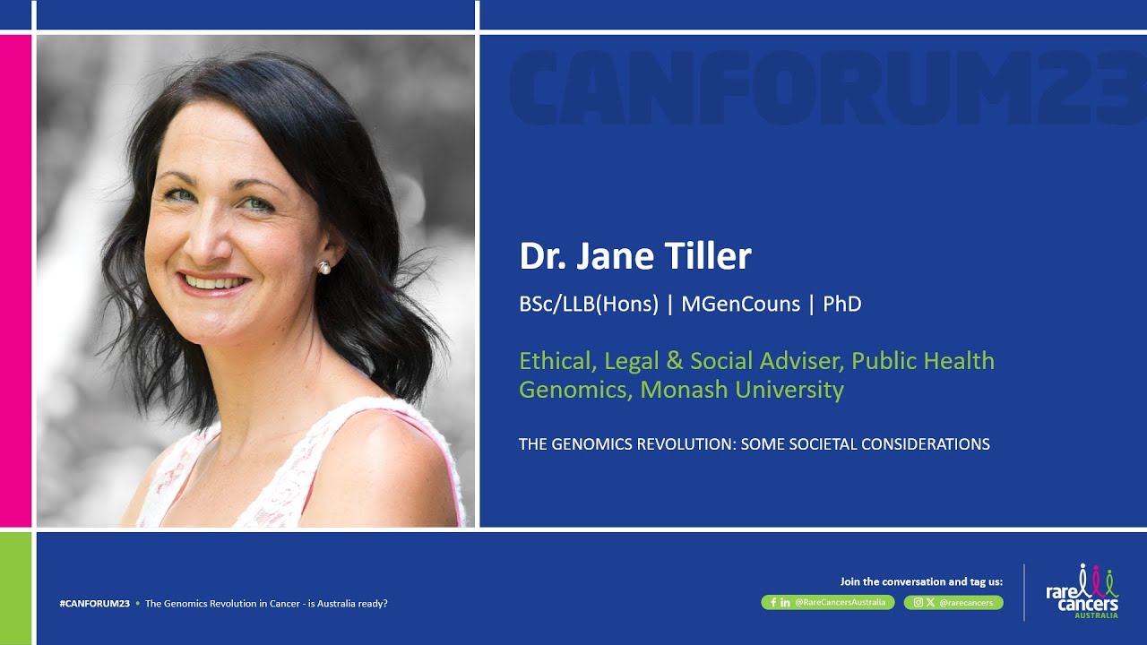 CanForum23 - Session 1: Dr Jane Tiller - YouTube
