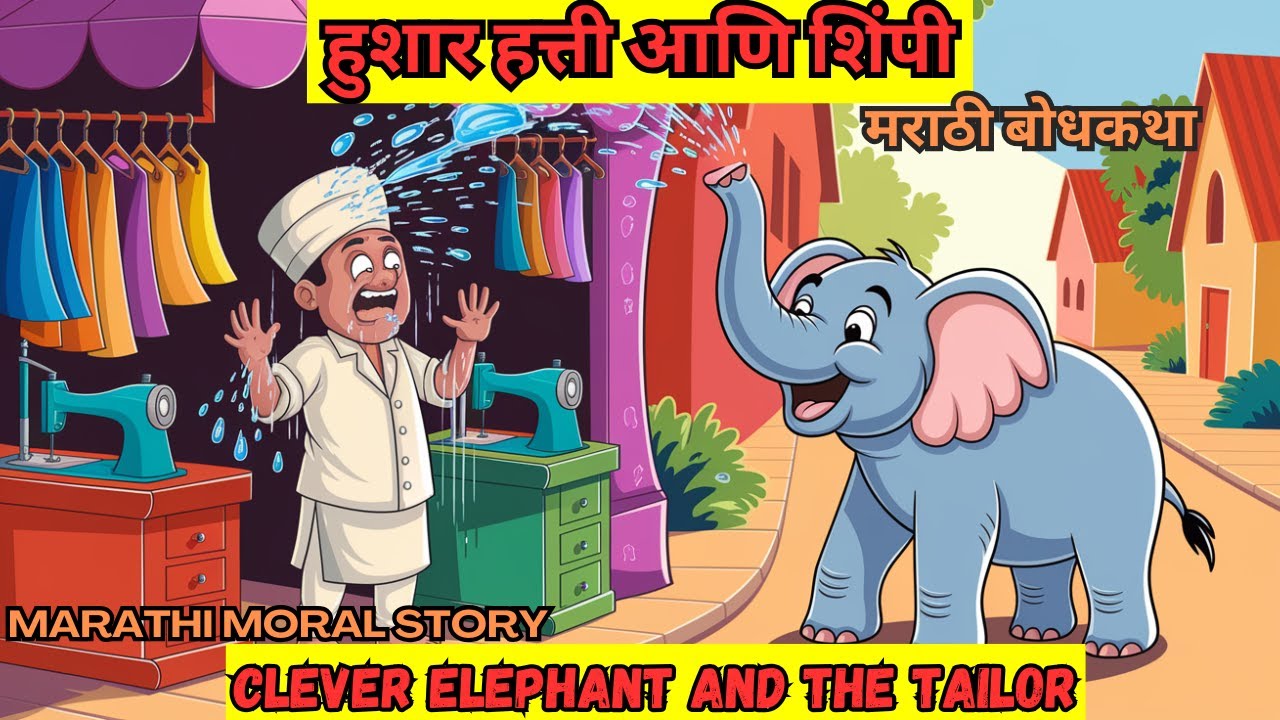 Clever Elephant and Tailor || chhan chhan goshti || छान छान गोष्टी ...
