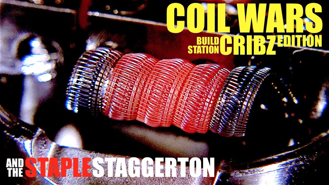 COIL WARS | Cribz Edition | How to Build a Staple Staggerton Coil - YouTube
