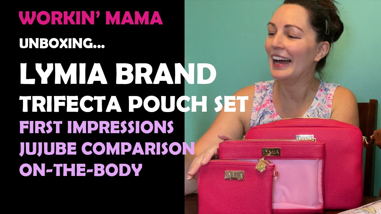 LYMIA Brand Trifecta Pouch Set | Unboxing | JuJuBe Comparison |On the ...