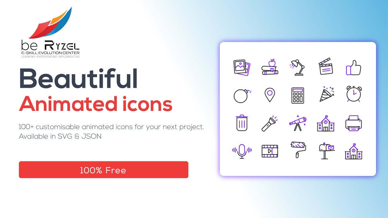 FREE Download Unlimited Animated Customized Icons in SVG & JSON ...