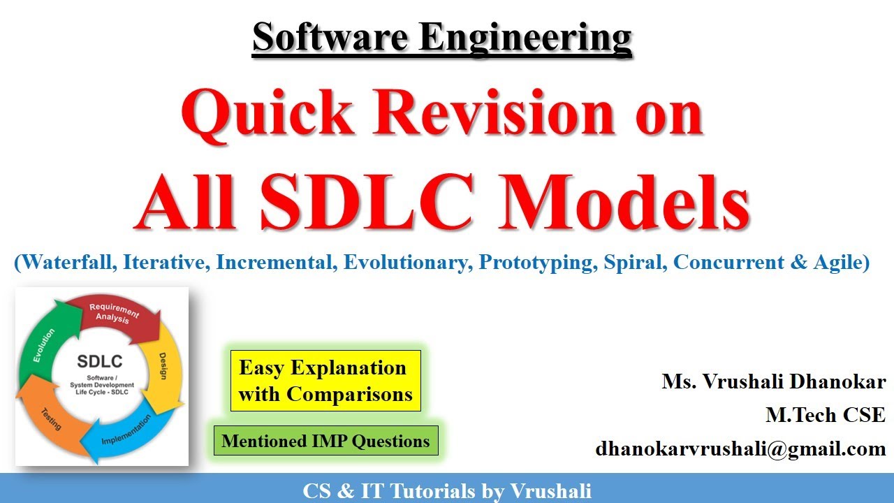 SE 12 All SDLC Models Revision Software Engineering Full Course se-12-all-sdlc-models-revision-software-engineering-full-course
