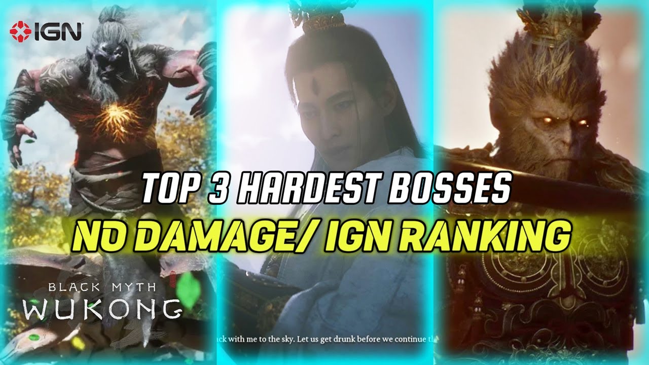 Black Myth Wukong - IGN Top 3 Hardest Bosses [No Damage/OP Strategies ...