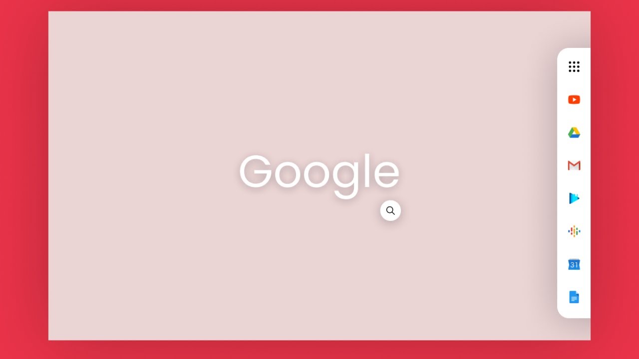 Google Home Page Redesign - YouTube