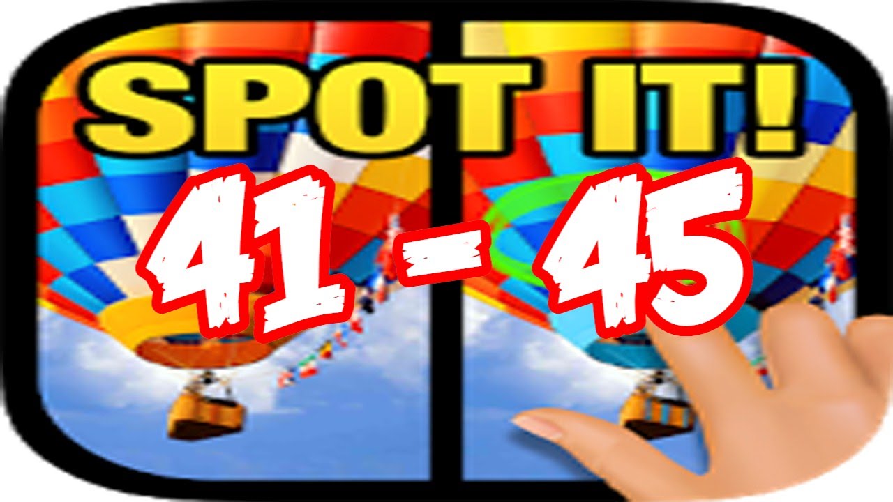 What's the Difference? Level 41 - 45 Walkthrough - YouTube