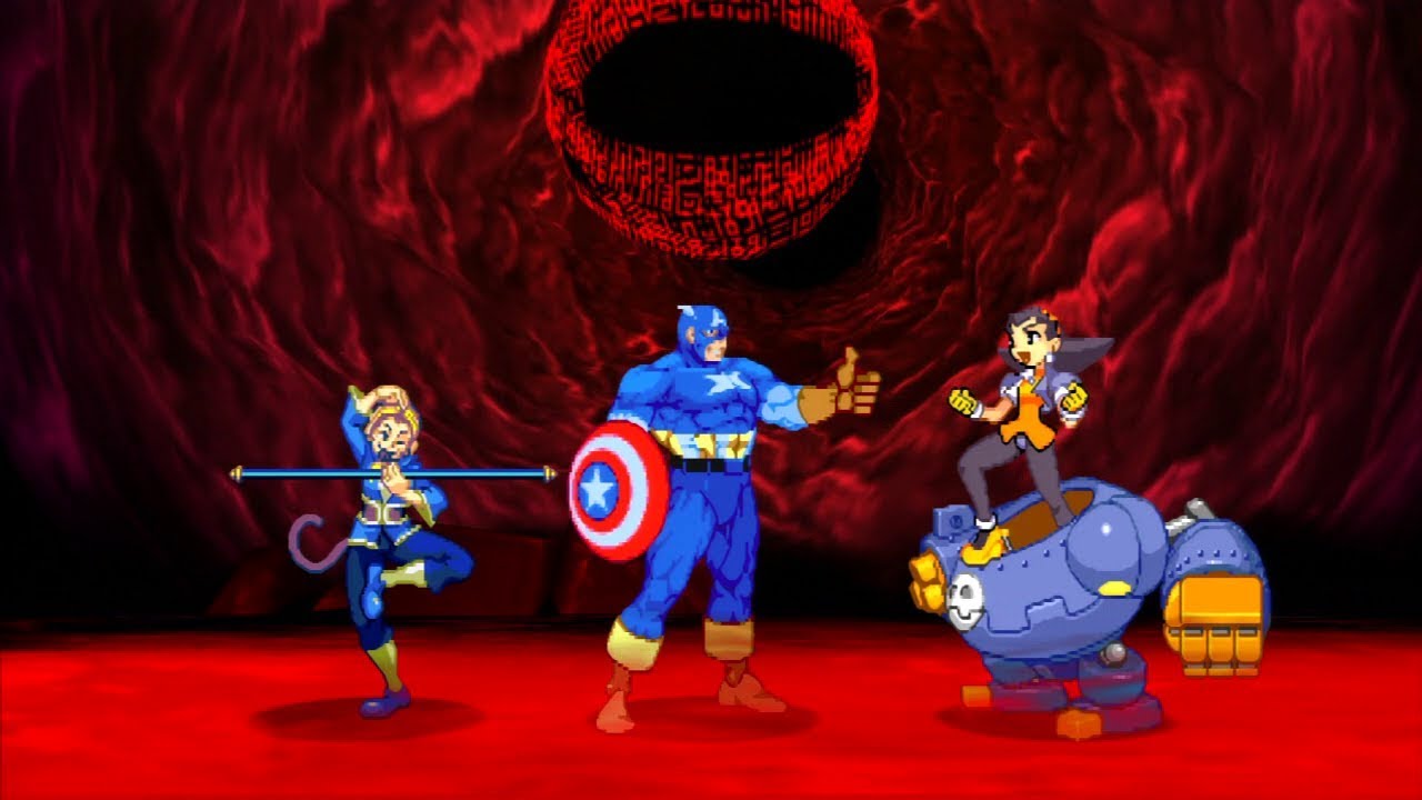 Marvel VS Capcom 2 - SonSon/Captain America/Tron Bonne - Expert ...