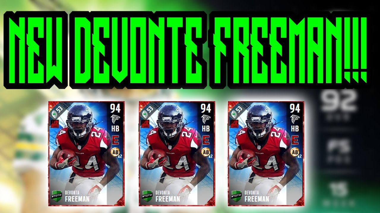 NEW DEVONTE FREEMAN TOTW!!!!!! - YouTube