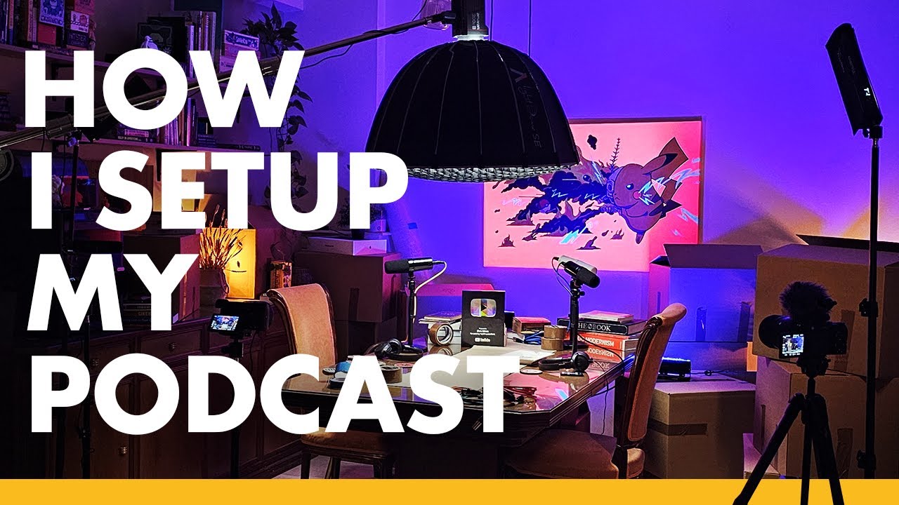 How I Film My Podcast: Lighting, Gear & Camera Setup | Design Vlog ...