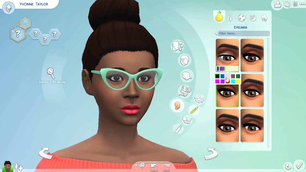 Sims 4 CAS my real Simself and my Ex lol - YouTube