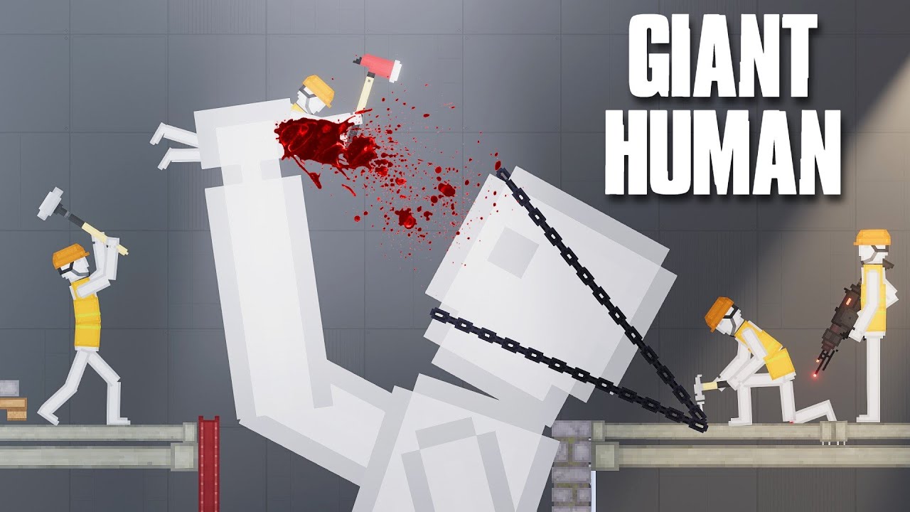 Tiny Human Construction Worker vs Giant Human - YouTube