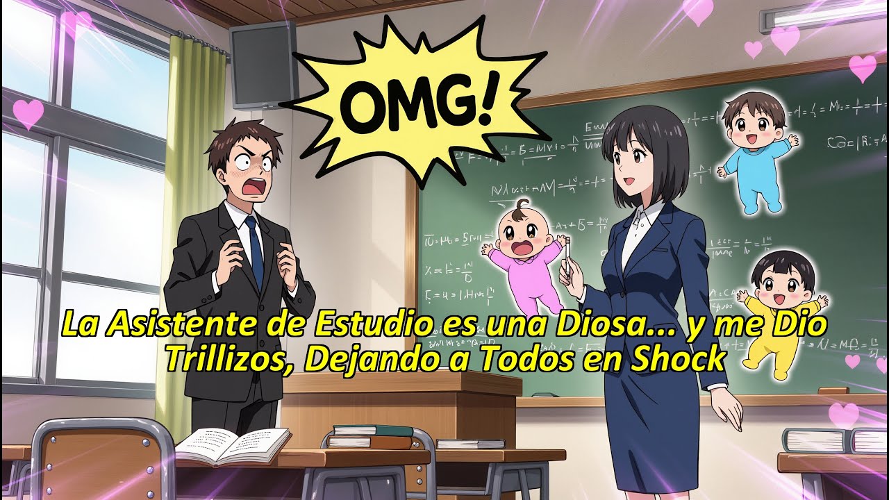 📌La Asistente de Estudio es una Diosa... y me Dio Trillizos, Dejando a ...
