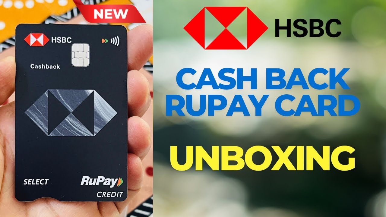 HSBC RuPay Cashback Card Unboxing –10% Cashback on Food & Groceries! # ...