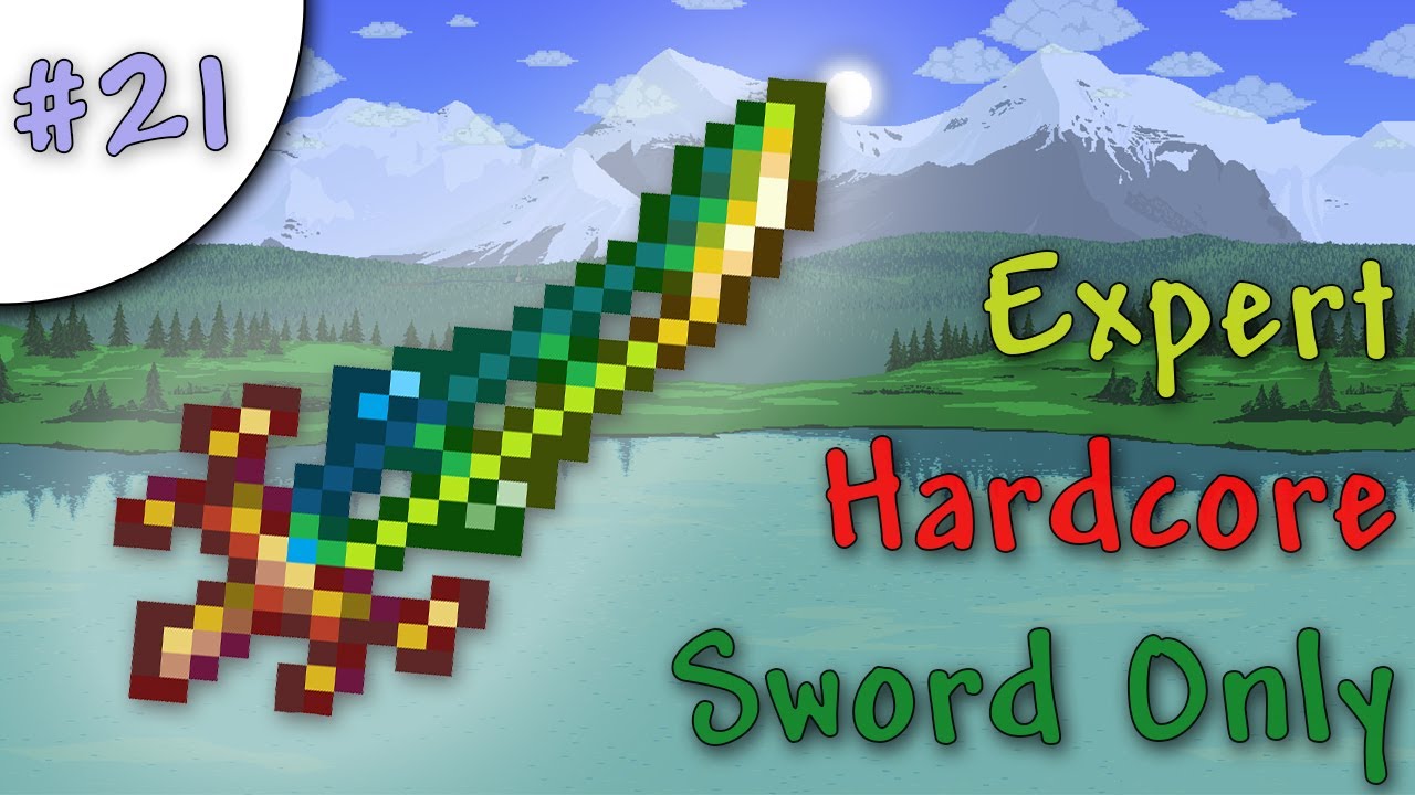 DOUBLE JUMP? - Terraria Expert Hardcore Sword Only Challenge #21 - YouTube