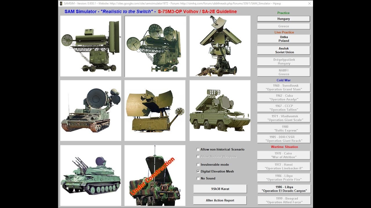 Sam Simulator - SA-8B - YouTube