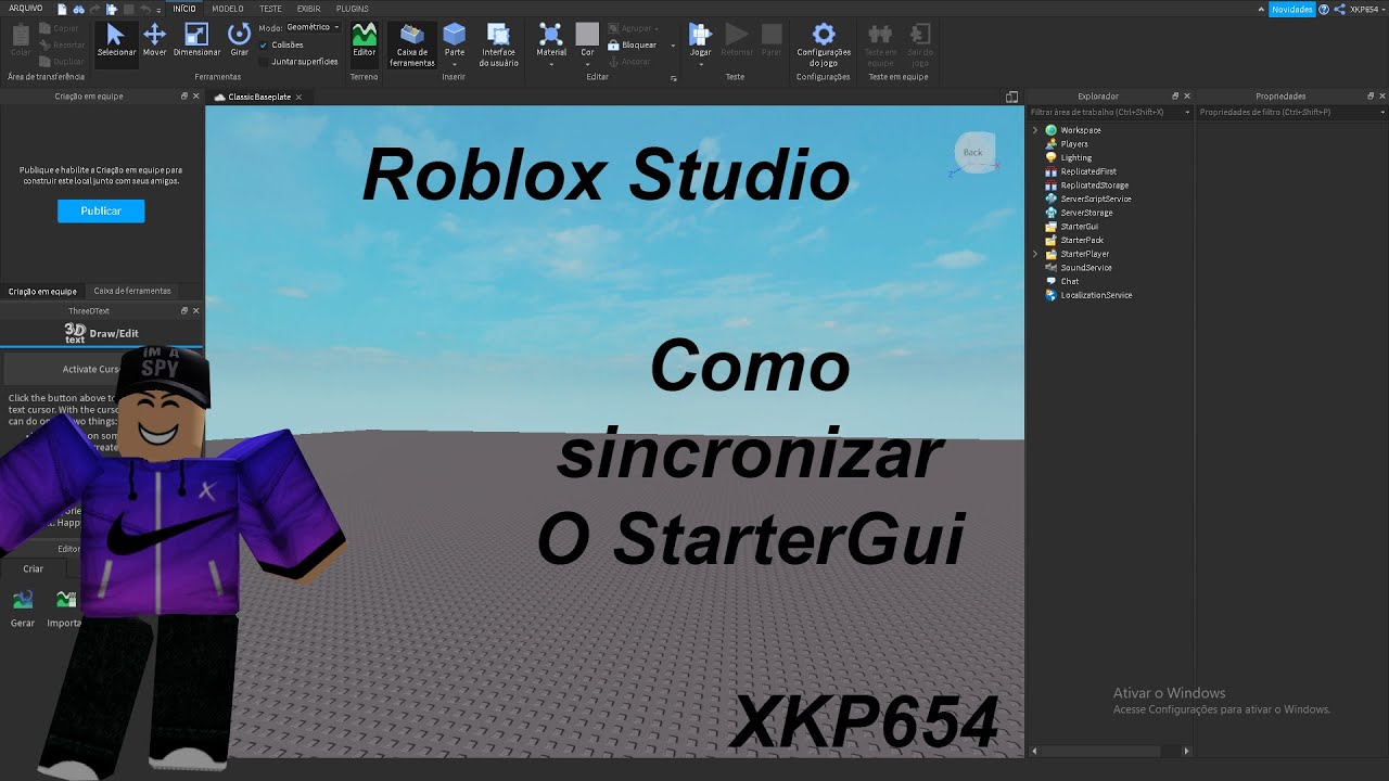 Como sincronizar os StarterGui(s) no Roblox Studio (Método fácil e rápido) - YouTube