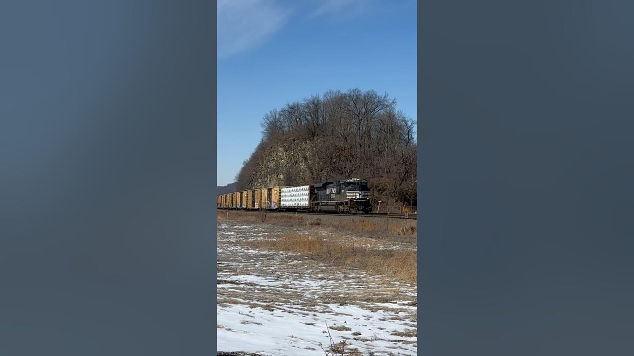 NS 1217 SD70ACe leads NS 12G with a KILLER K5LLA - YouTube