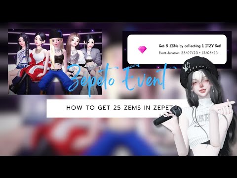 Zepeto Tutorial: How to get 25 zems in Zepeto 2023 [Zepeto Event] - YouTube