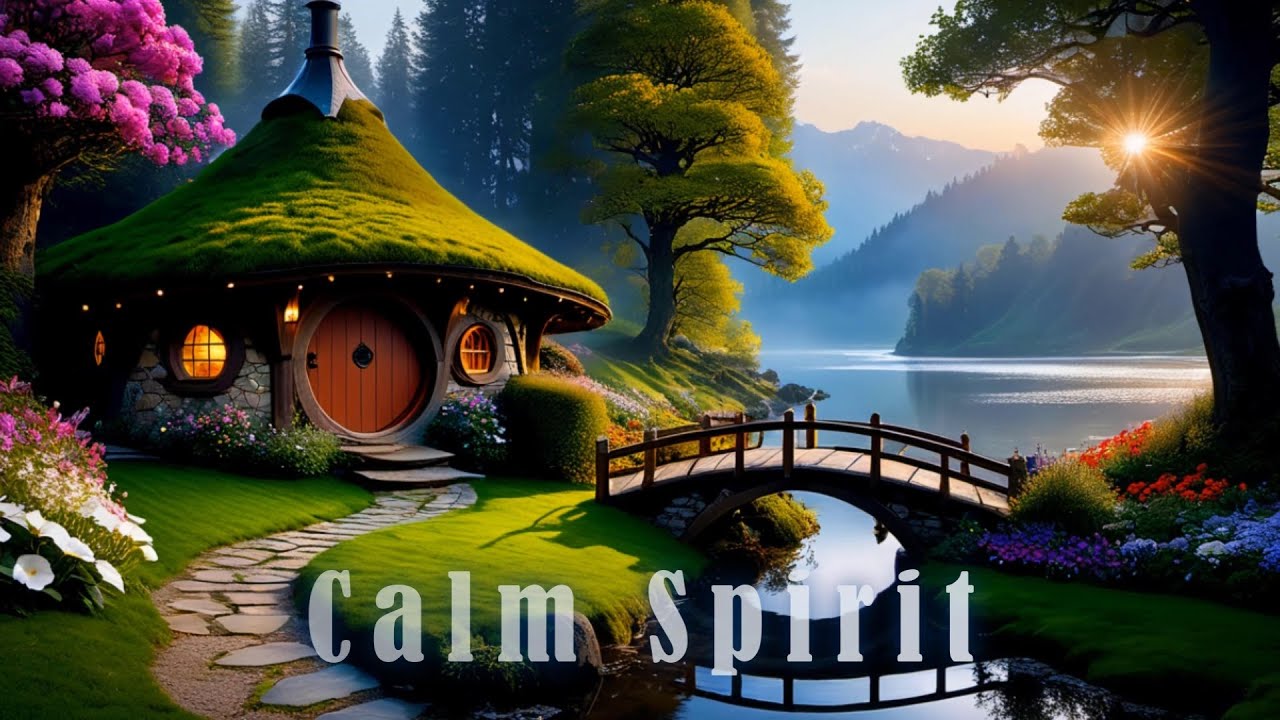 Mystic Hobbit House Tour - Relaxing Melodies | Peaceful Hobbit ...