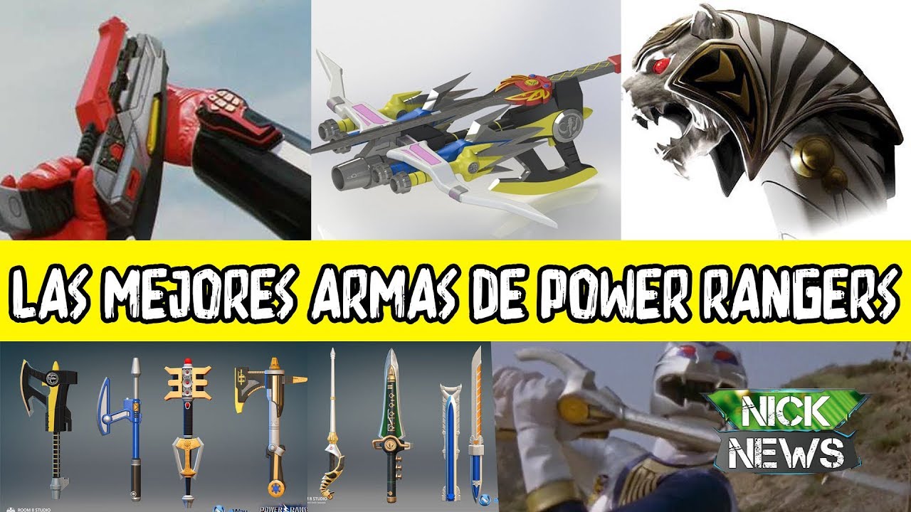LAS MEJORES ARMAS DE POWER RANGERS - YouTube