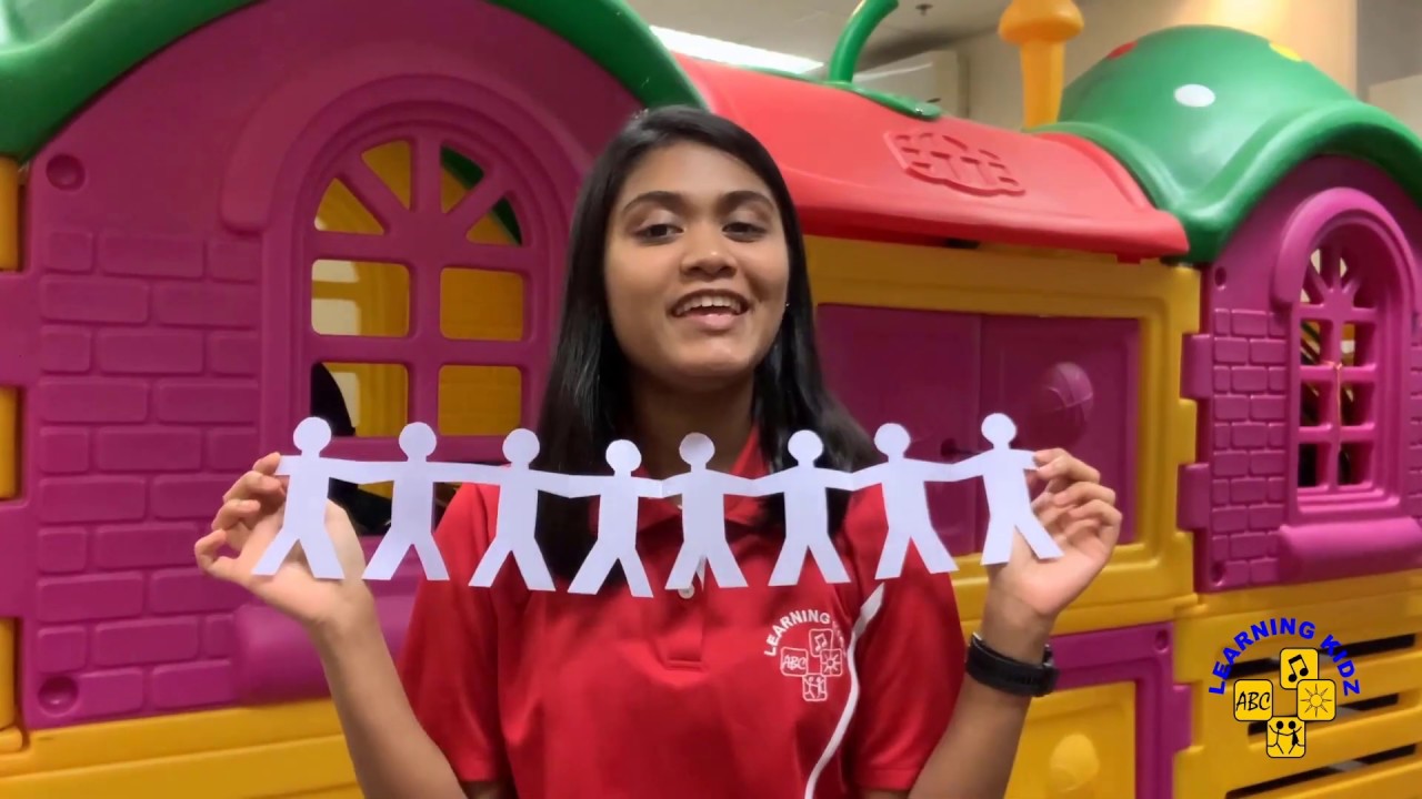 Learning Kidz Logo Art: Happy Children (Paper Cutting) - YouTube