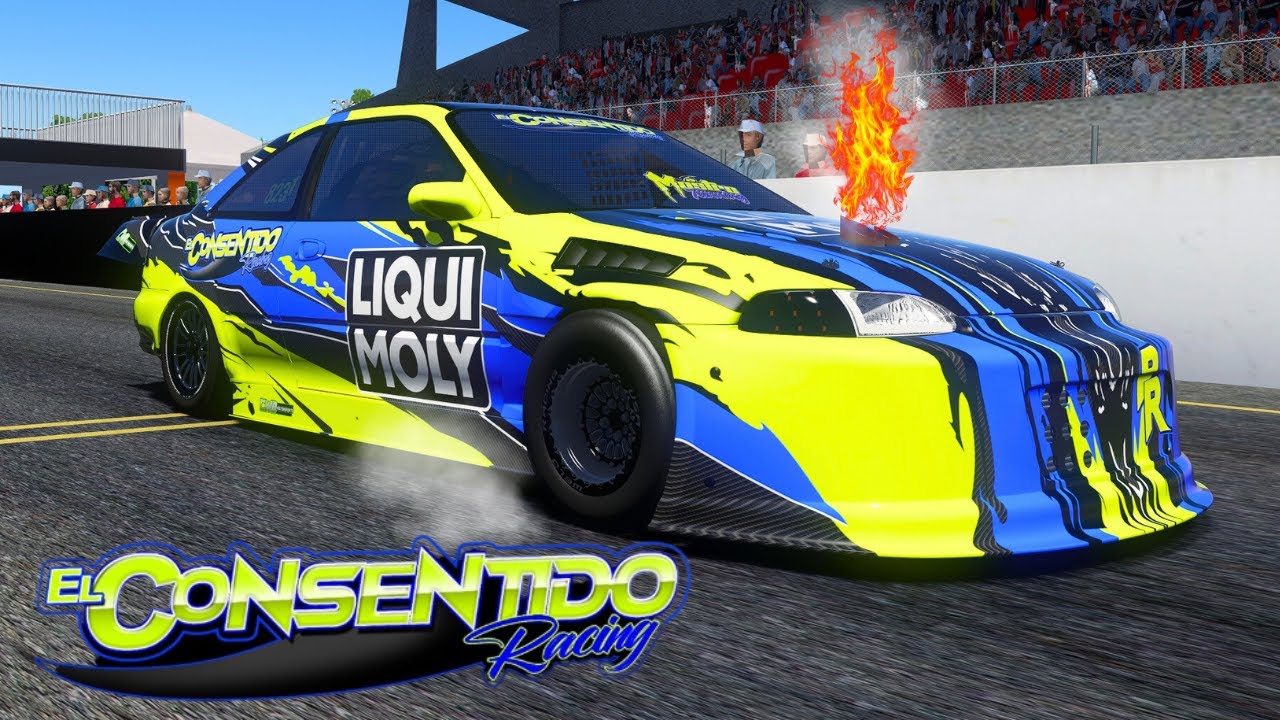 HONDA CIVIC 🔥EL CONSENTIDO RACING🔥- ASSETTO CORSA DRAG - YouTube