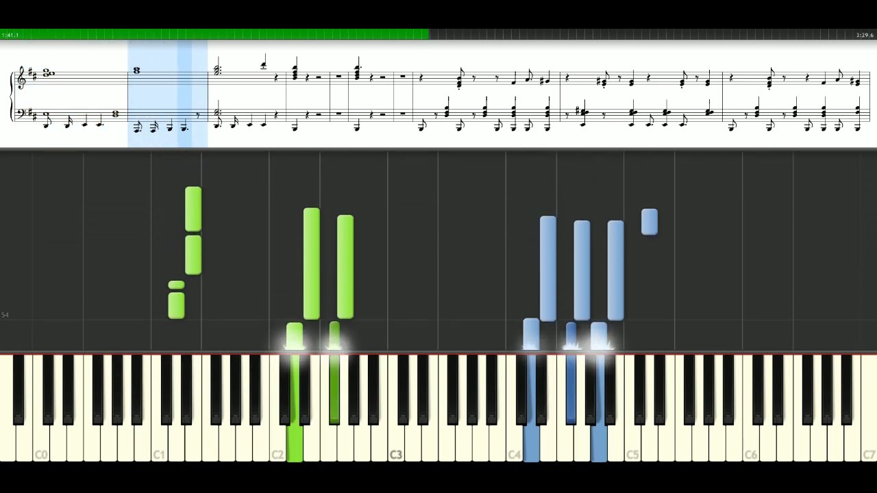 Bob Marley - Jammin [Piano Tutorial] Synthesia - YouTube