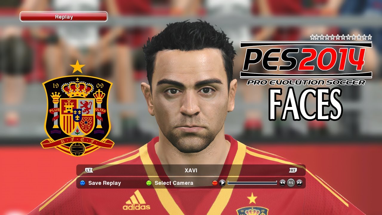 Pro Evolution Soccer 2014 (PES 2014) - Spain Player Faces - YouTube