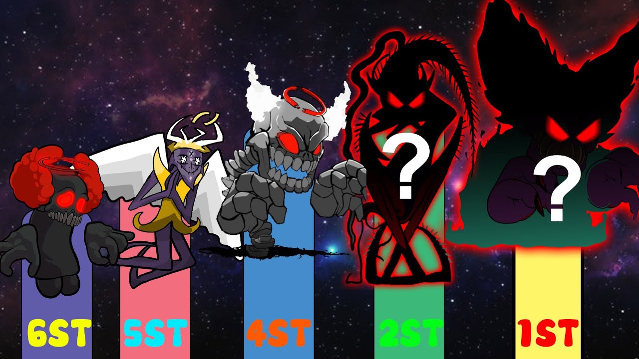 FNF Comparison - Tricky The Clown VS StareCrown Power Levels Battle ...