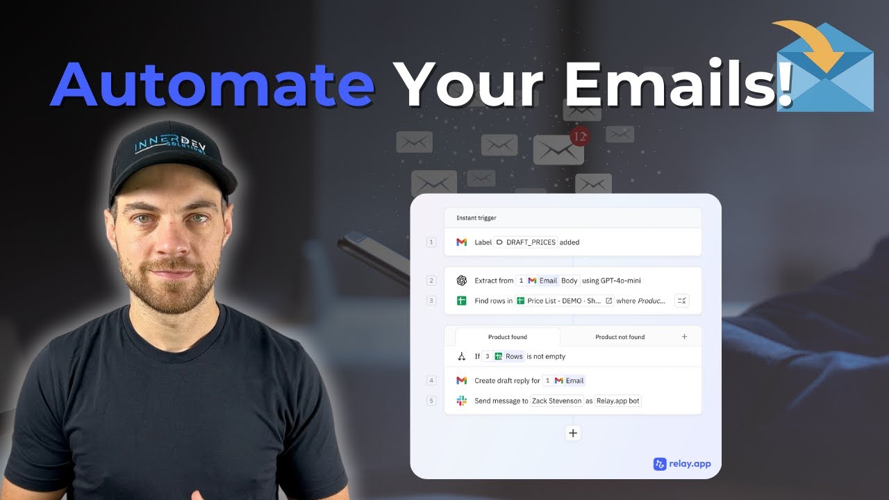 Tired of Repetitive Emails? Automate Responses with Relay.app - YouTube