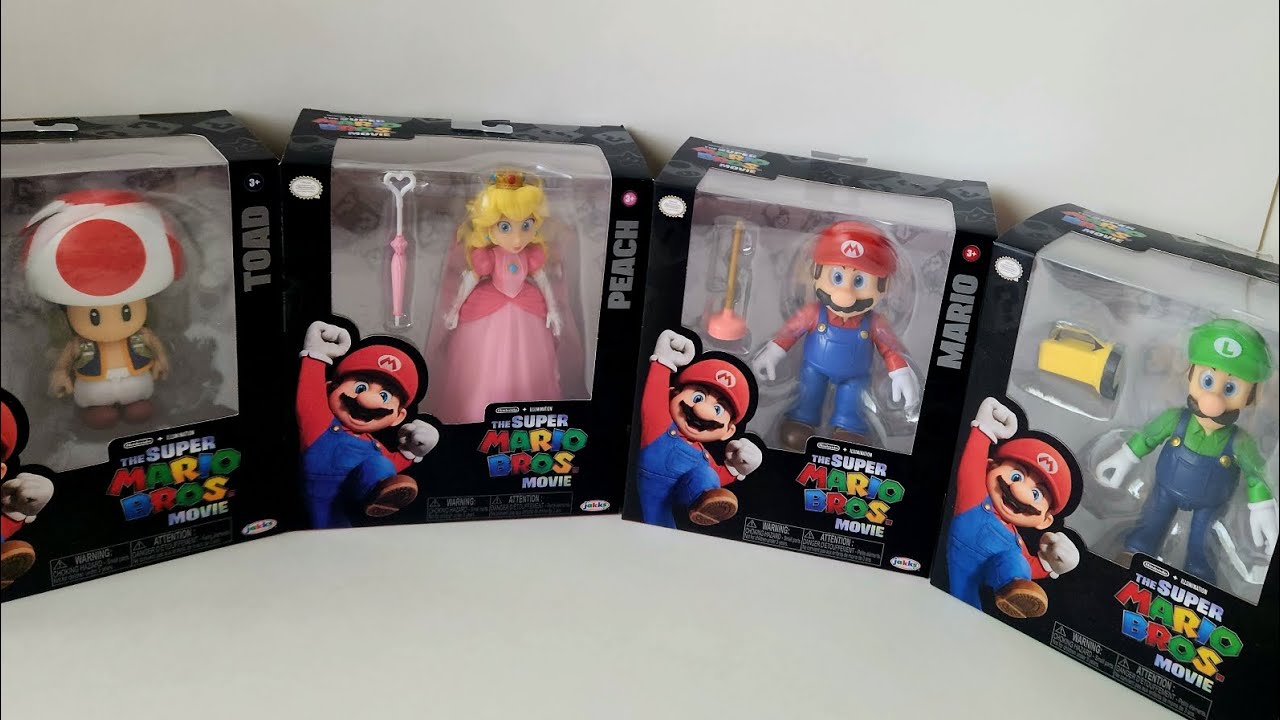 My Super Mario Bros Movie figure collection 😍 - YouTube