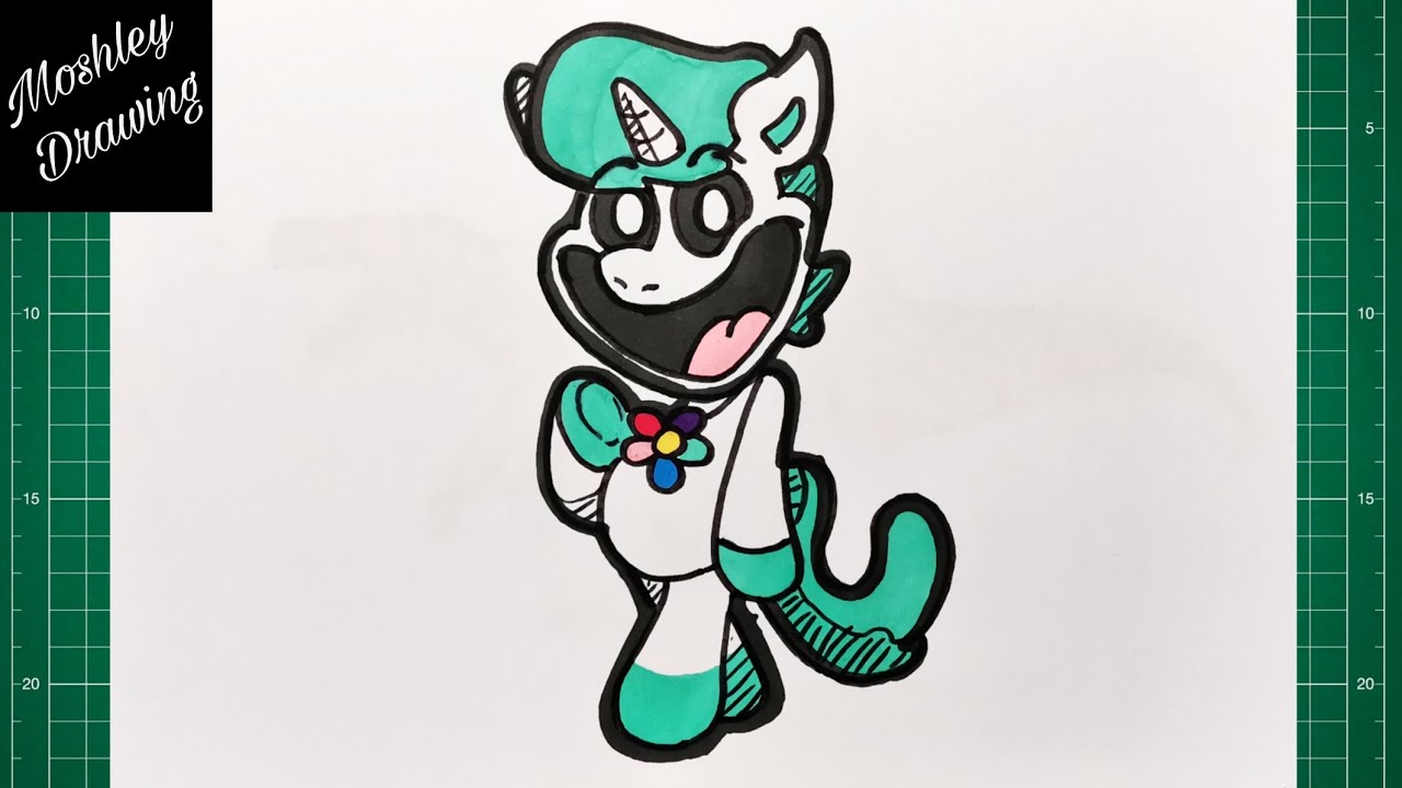 How to Draw CraftyCorn from Poppy Playtime - YouTube