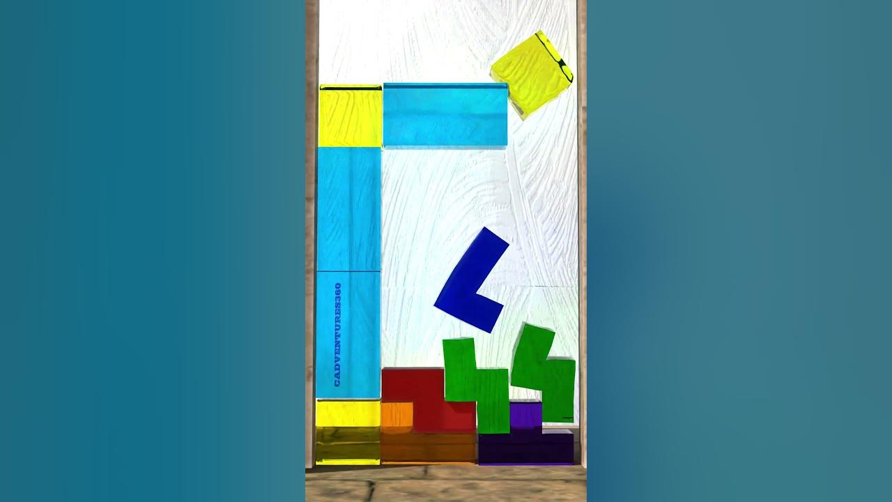 Tetris Survival Challenge Believer - Castle Gate Softbody Simulation ...