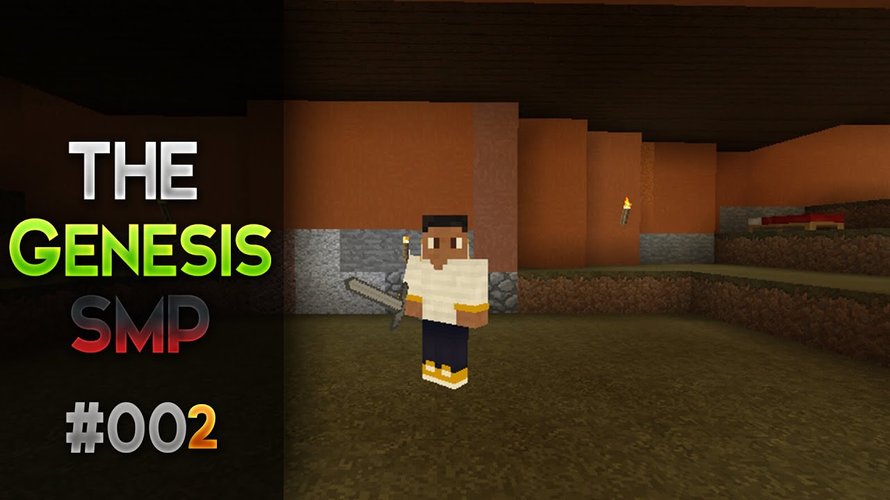 Making The Base! | Genesis Smp | Mcpe (0.15.4) - YouTube