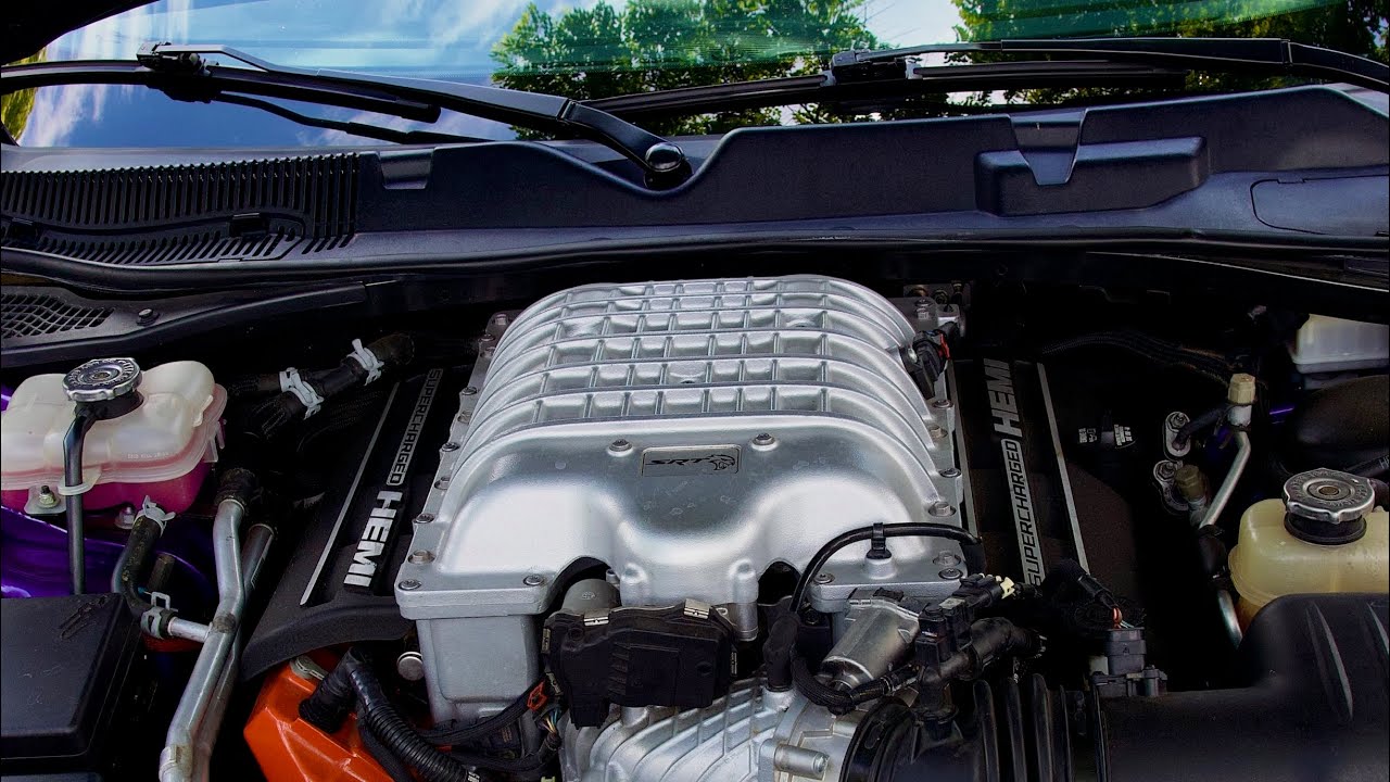 Dodge Challenger Hellcat: Install JLT cold air intake - YouTube