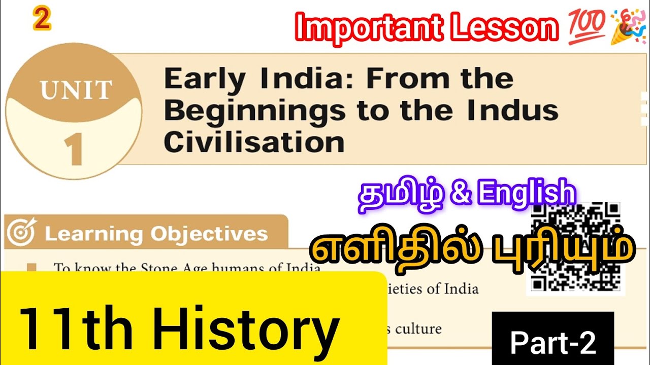 11th History Unit-1 Early India From the beginnings to the indus ...