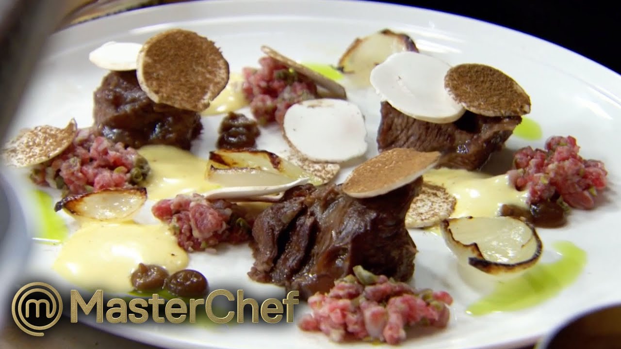 Avoiding Elimination With This Technical Dish! | MasterChef Australia ...