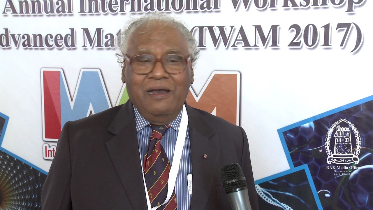 Professor C.N.R. RAO interview at IWAM 2017 - YouTube