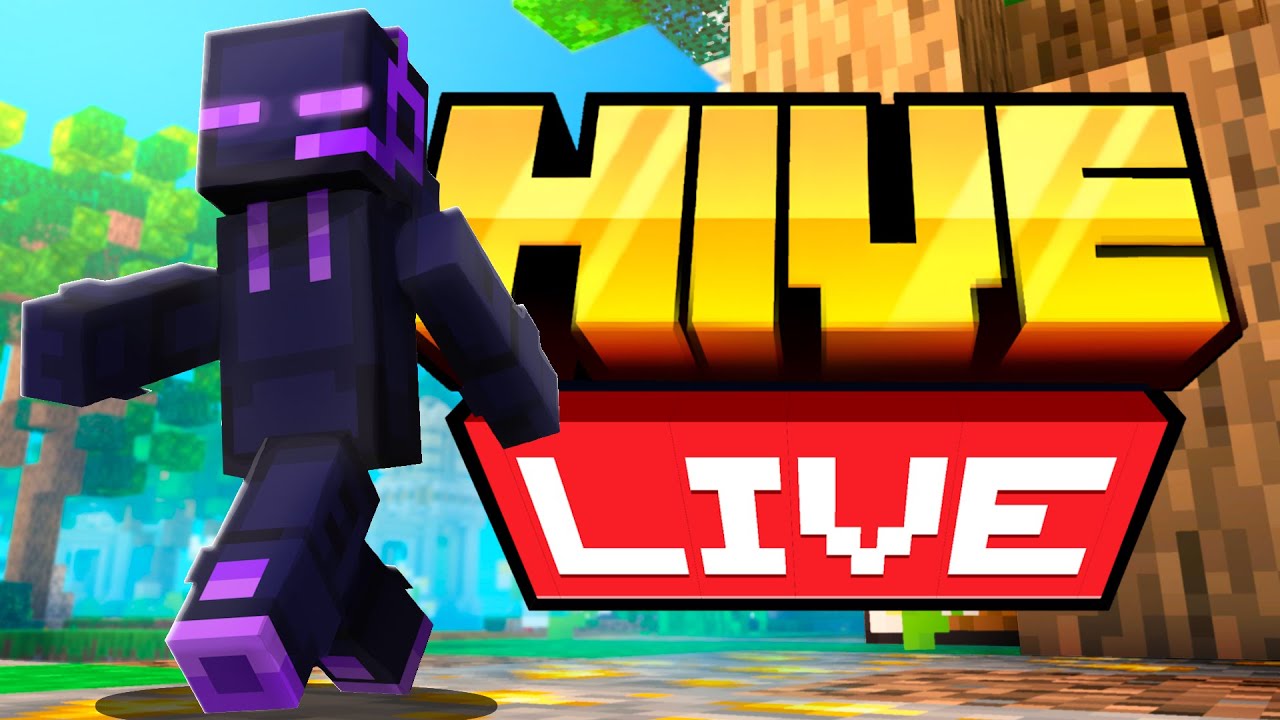 Live while playing Hive Minecraft (cs's and parties) - YouTube