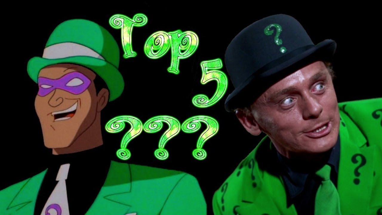Top 5 Versions of The Riddler - YouTube