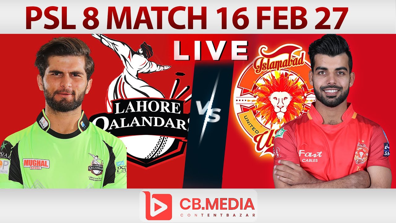 LIVE PSL Match || Qalandar Vs United || Live PSL score updates || - YouTube