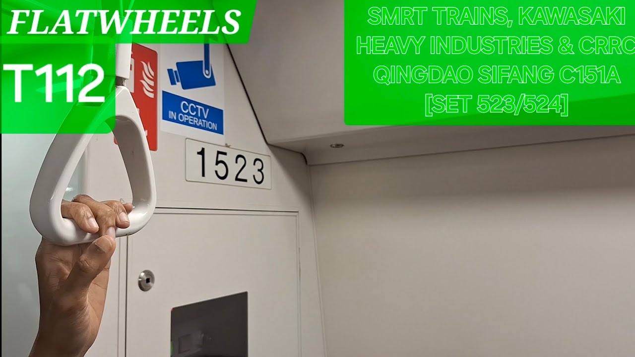 [Crowded] SMRT TRAINS, Kawasaki Heavy Industries & CRRC Qingdao Sifang ...
